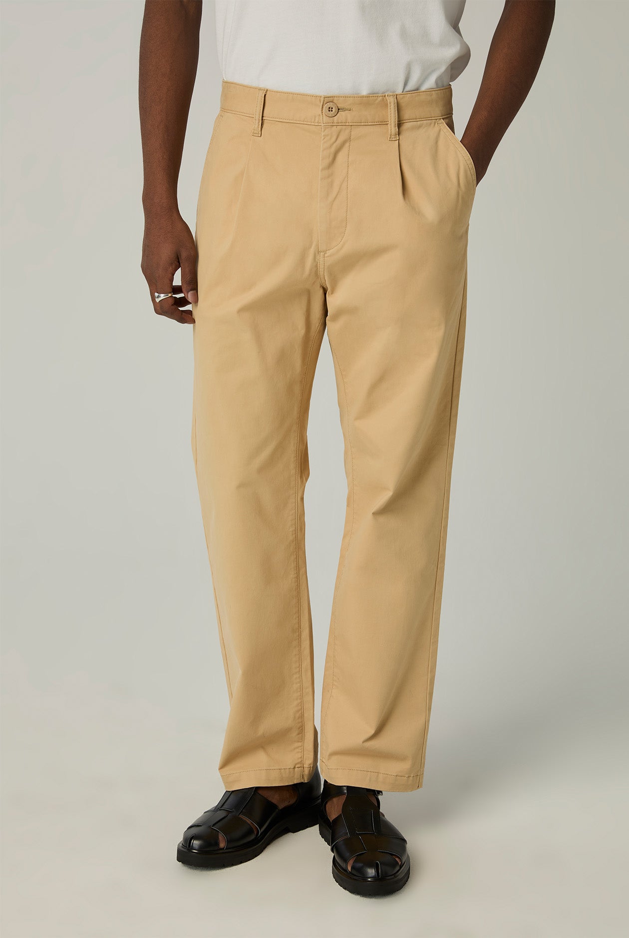 PLEATED STRAIGHT TROUSERS – CC Double O Official Store