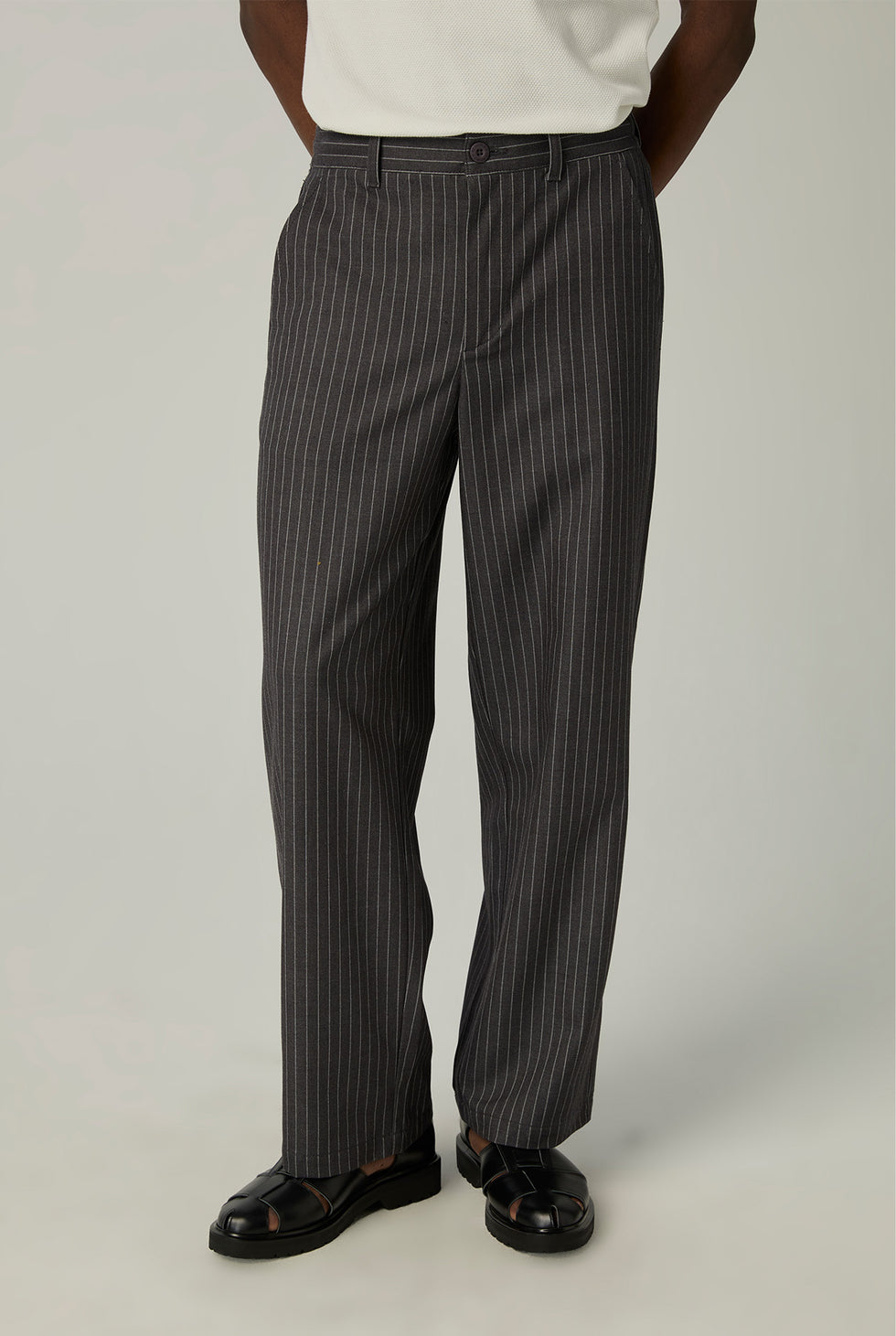 EASY WIDE STRIPED PANTS – CC Double O Official Store