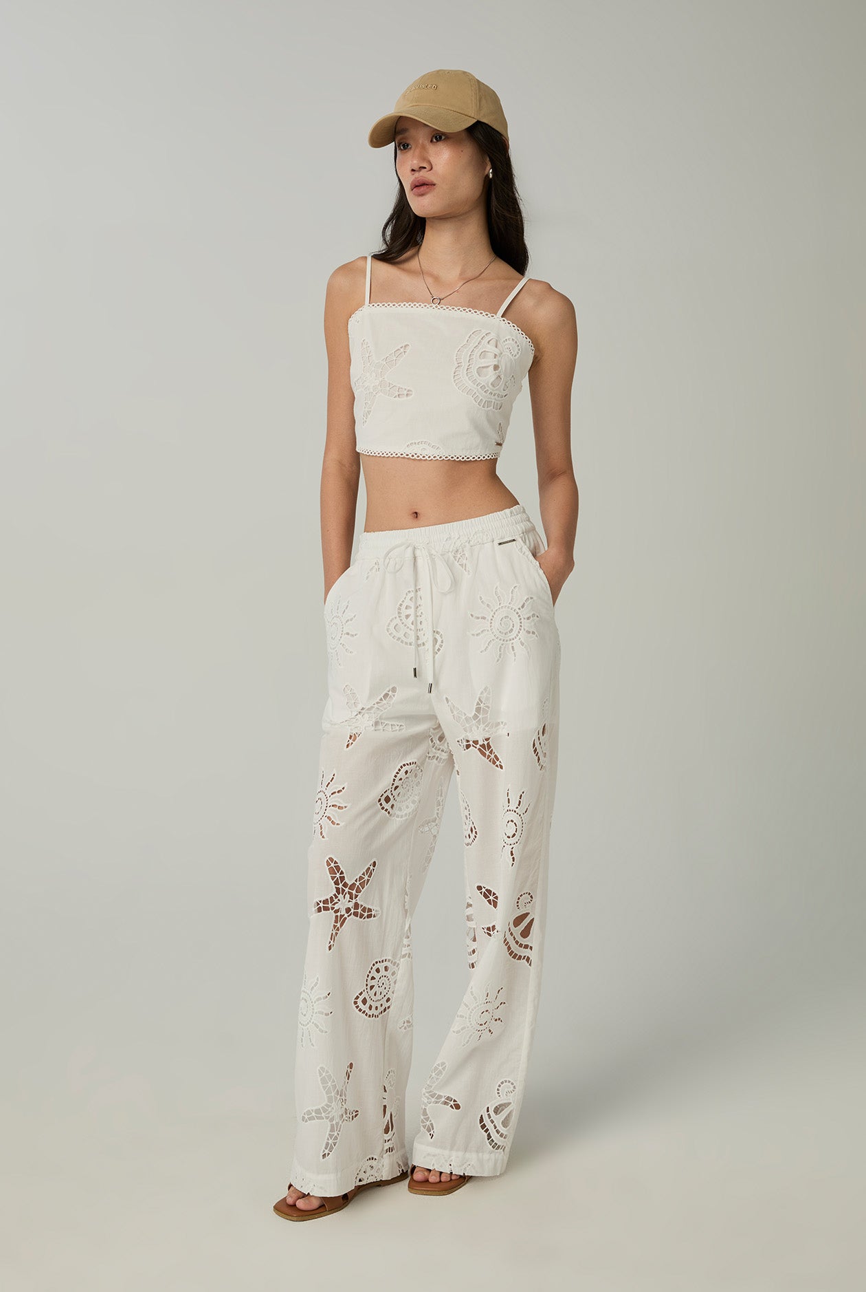 EMBROIDERED SEA ANIMAL CAMISOLE TOP – CC Double O Official Store